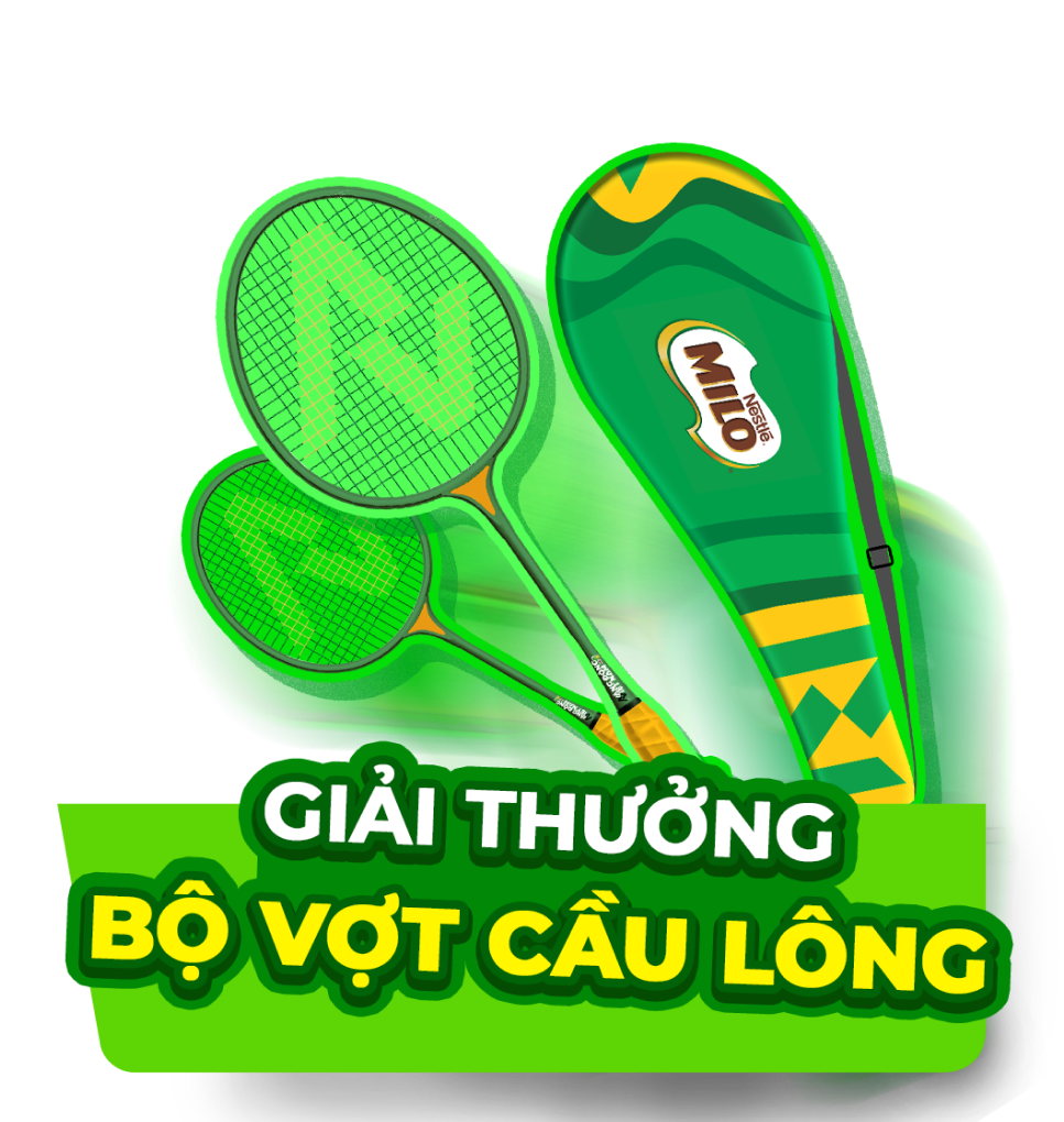 Milo - Danh sách trúng thưởng bộ vợt cầu lông | MILO Việt Nam